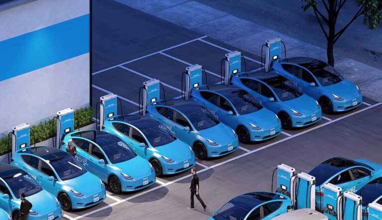 50 blaue Tesla Model Y als Ride-Sharing-Taxis für New York > teslamag.de