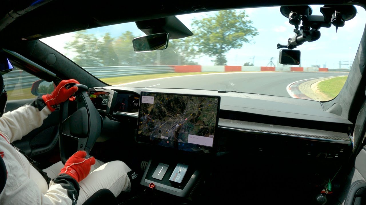Tesla plaid nurburgring store